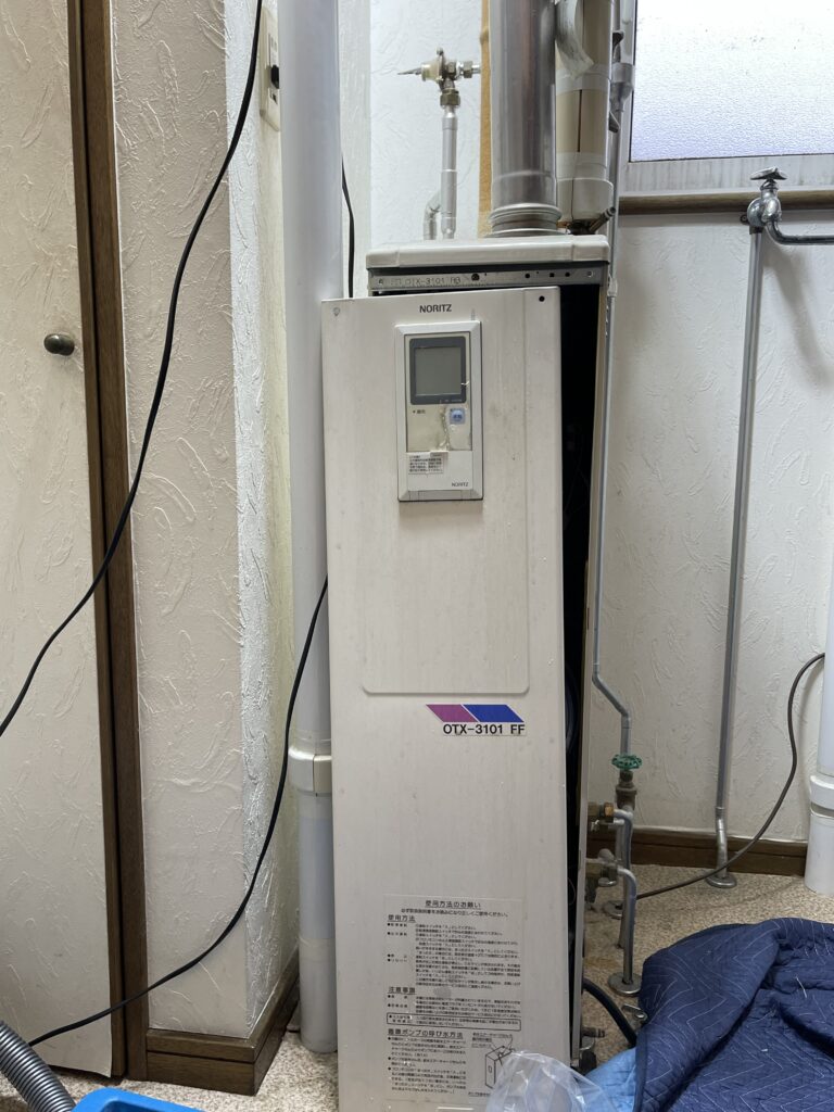 ノーリツ【旭川市神楽岡】給湯器交換、OTX-3101FF | 旭川暖房.com｜暖房・給湯ボイラー修理交換点検｜旭川・滝川・砂川・名寄・枝幸エリア